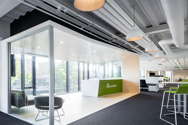 都柏林Zendesk简约风格办公室设计-设计风向