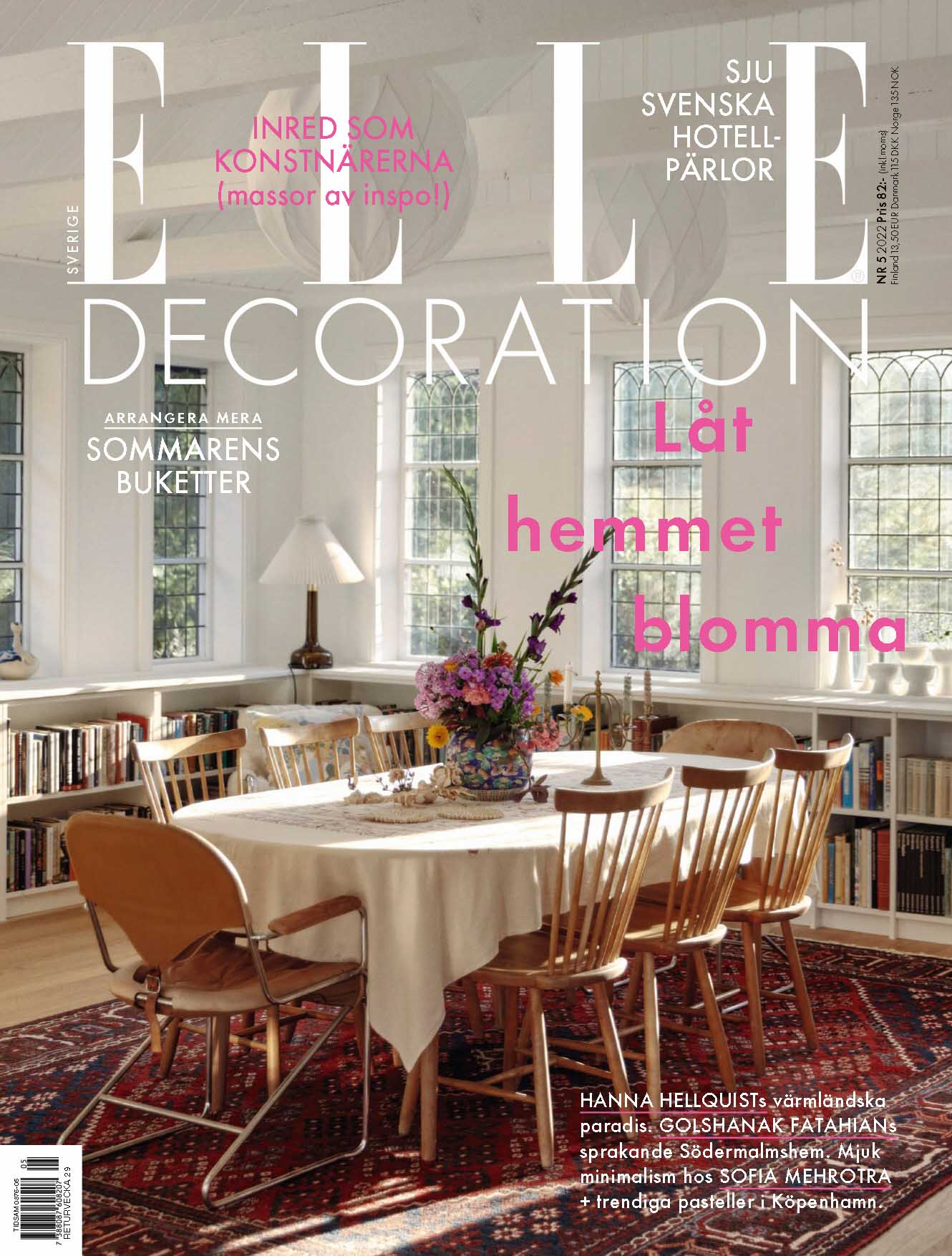 室内、软装设计杂志Elle Decor (瑞典版）-2022/6-设计风向