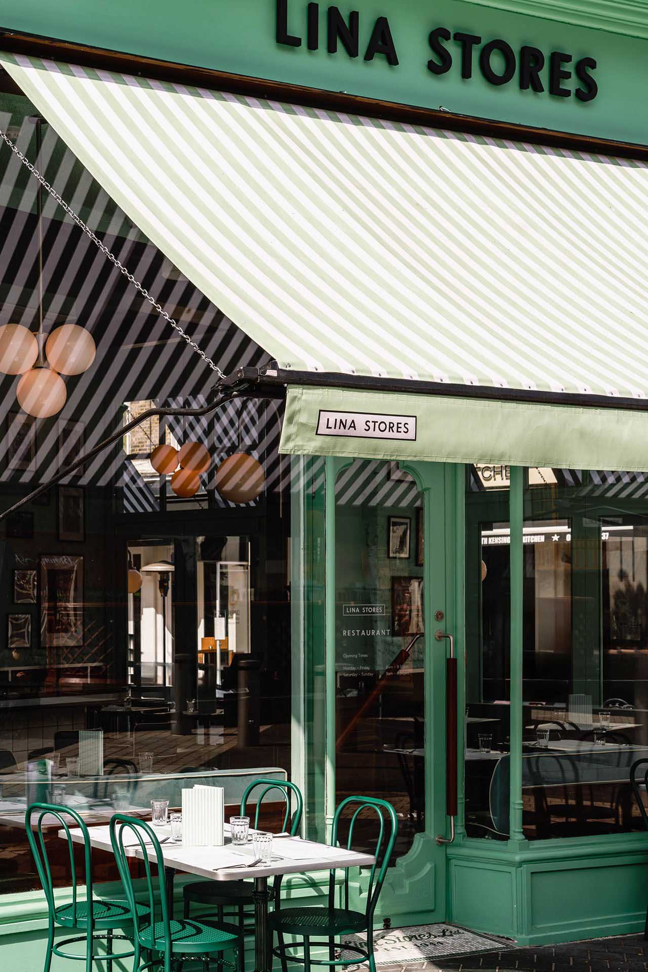 North End Design | 伦敦Lina Stores休闲餐厅-意大利熟食&餐厅连锁品牌店-设计风向